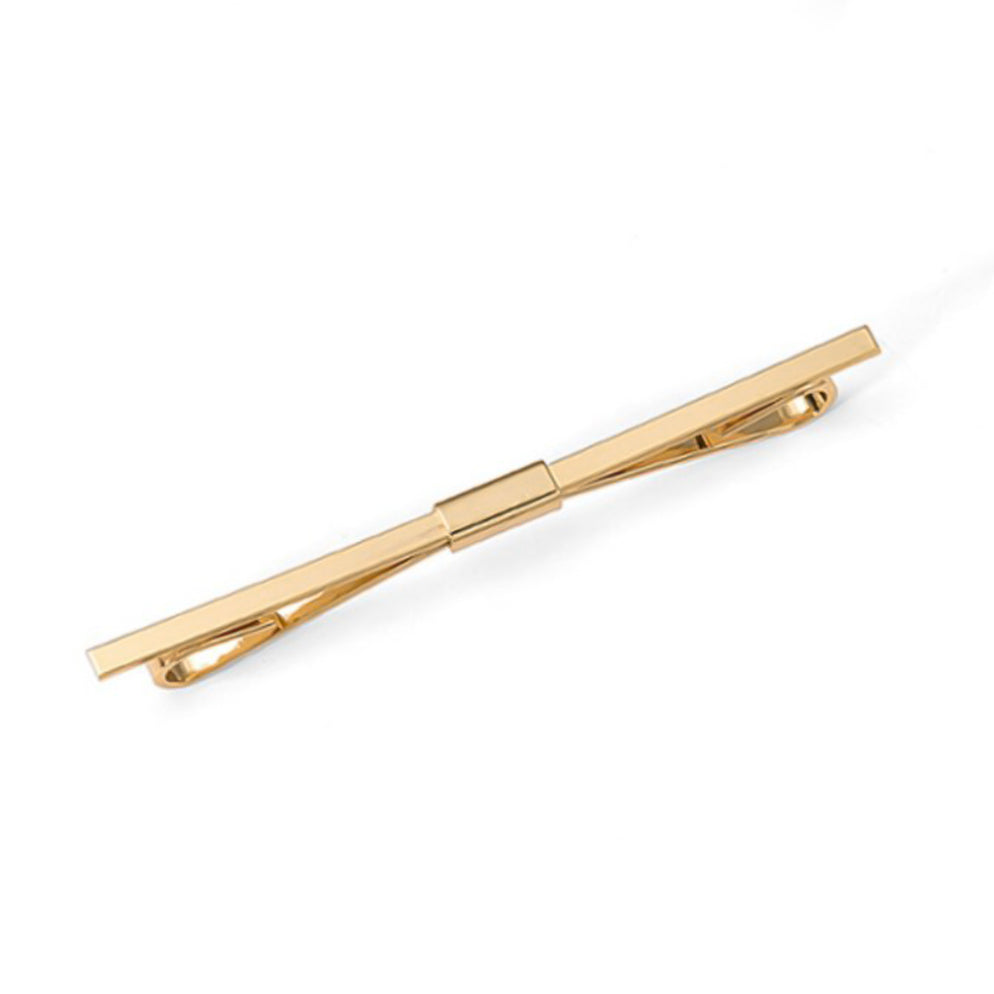 Gold Collar Bar Pin - Curved Bow — That Bloke